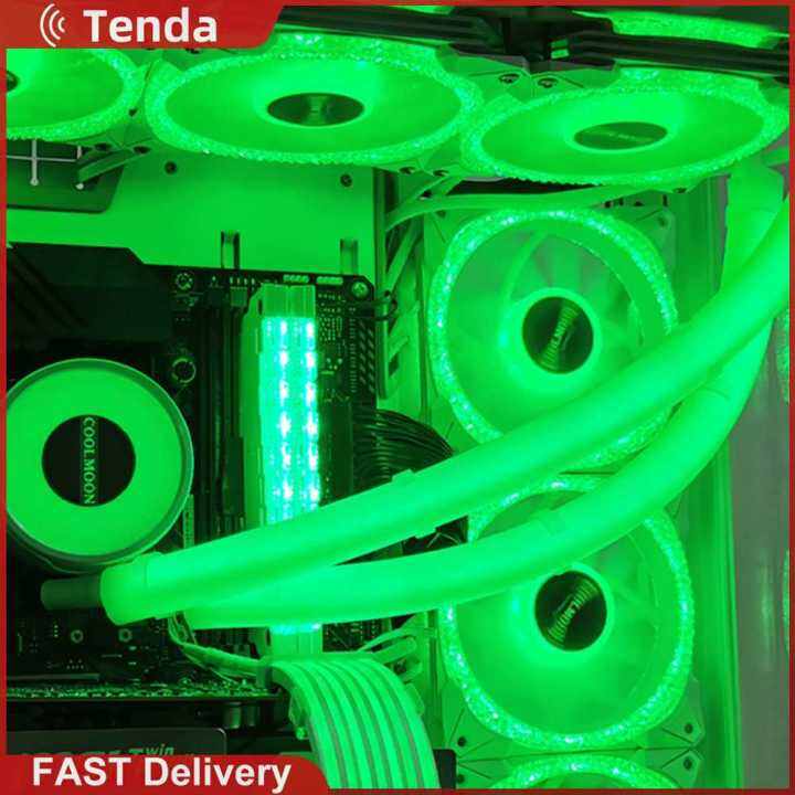 1PC Diamond Crystal Light Bar RGB Chassis Decorative Light Bar LED ...