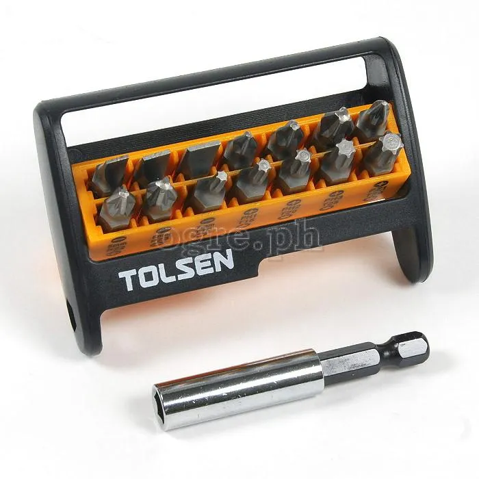 Tolsen 20365 15pcs Screwdriver Bits Set | Lazada PH