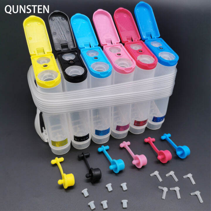 Universal Continuous Ink Supply System 6 Colors Refill Tank 85ml With ...