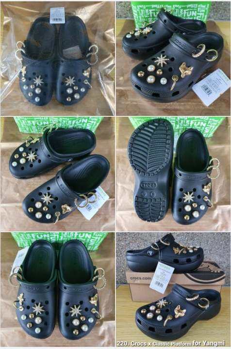 ONHAND Authentic Crocs x Classic Platform Clog For Yangmi Collaboration | Lazada PH