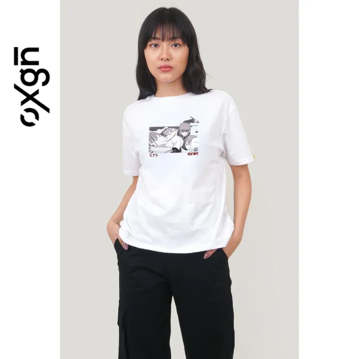 OXGN Ladies' Naruto Shippuden Minato Oversized Fit Tee With Graphic ...