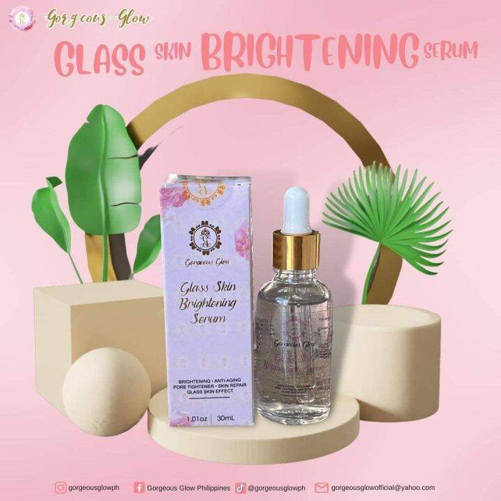 GLASS SKIN BRIGHTENING SERUM by GORGEOUS GLOW PH- 30 ML | Lazada PH