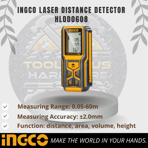 INGCO Laser Distance Detector HLDD0608 | Lazada PH