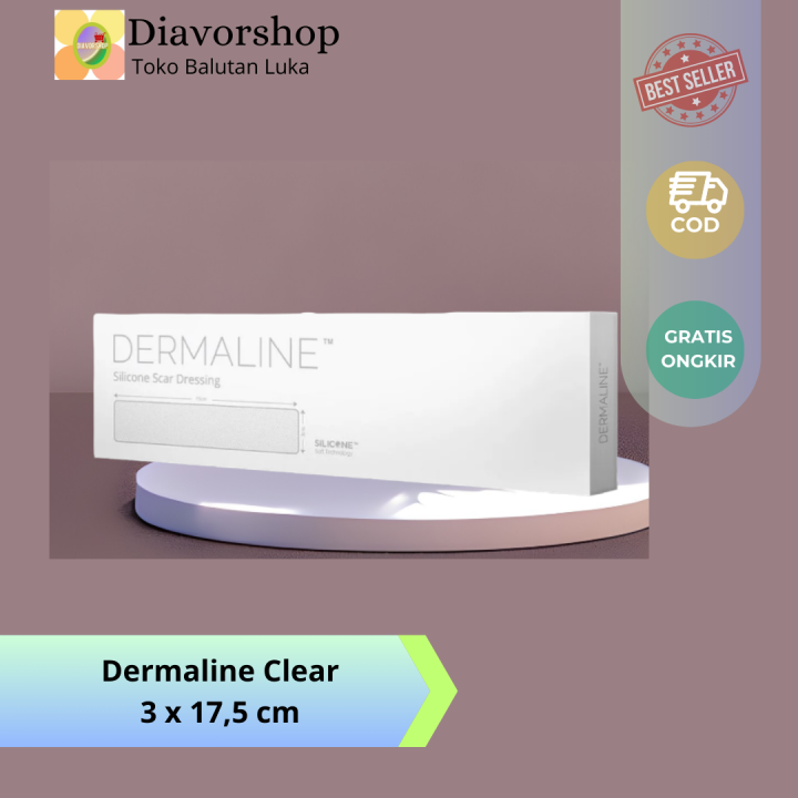 Perawatan Keloid - Dermaline - Clear Silicone Scar Sheet 3 x 17,5 cm/pcs | Lazada Indonesia