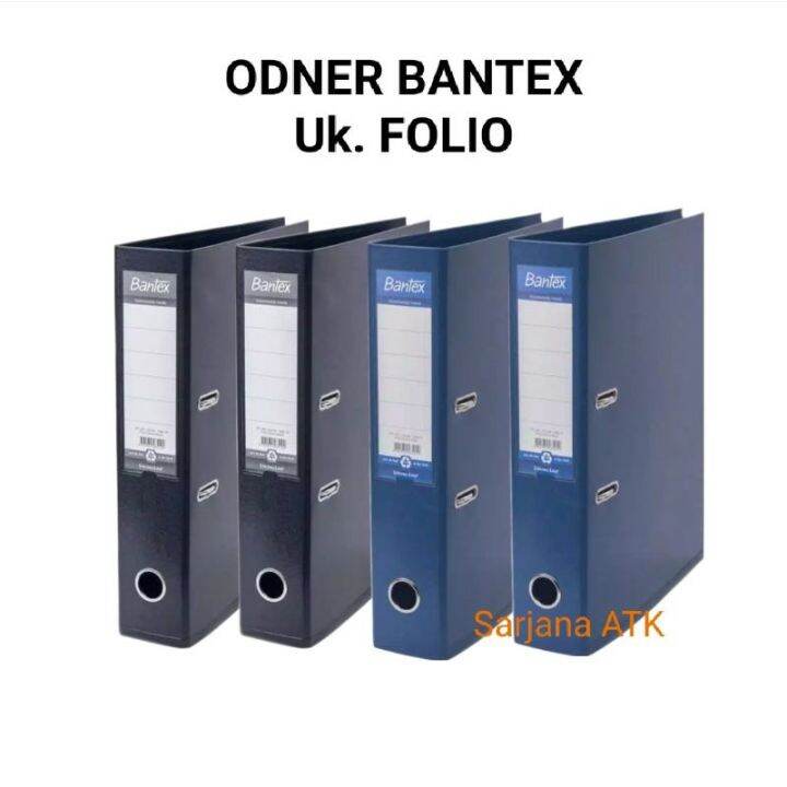 Odner Box File Bantex Folio Biru dan Hitam | Lazada Indonesia
