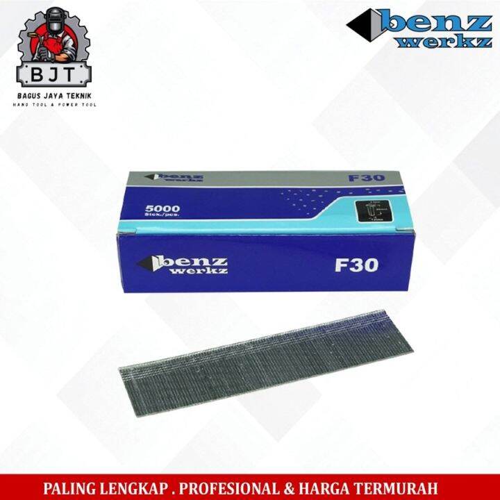 Isi Paku Tembak F 30 BENZ Nailer Gun Refill 30mm F30 5000PCS | Lazada ...