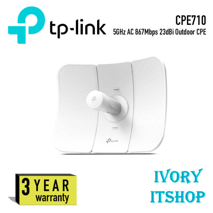 TP-Link CPE710 5GHz AC 867Mbps 23dBi Outdoor CPE CPE710/ivoryitshop ...