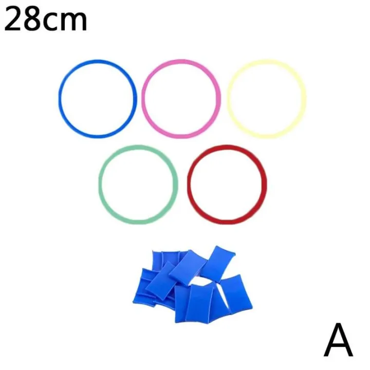 Children Brain Games Hopscotch Jump Circle Rings Set Indoor Sports Kids ...