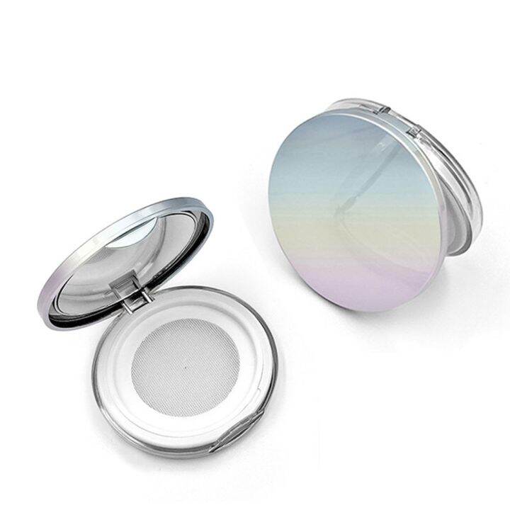 GUAIP DIY Black Compact Sifter Packing Container Powdery Cake Box With ...