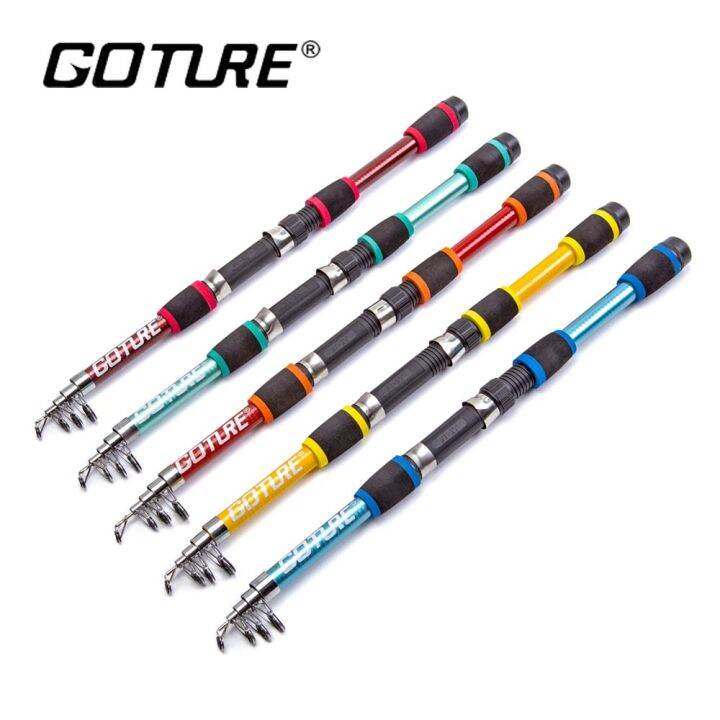 GOTURE Travel Surf Fishing Rod 1.8m Carbon Fiber Ultra Light Spinning ...