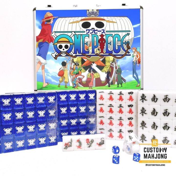 [Pre-Order] Customised Mahjong Set One Piece Theme Customymahjong (Ship ...