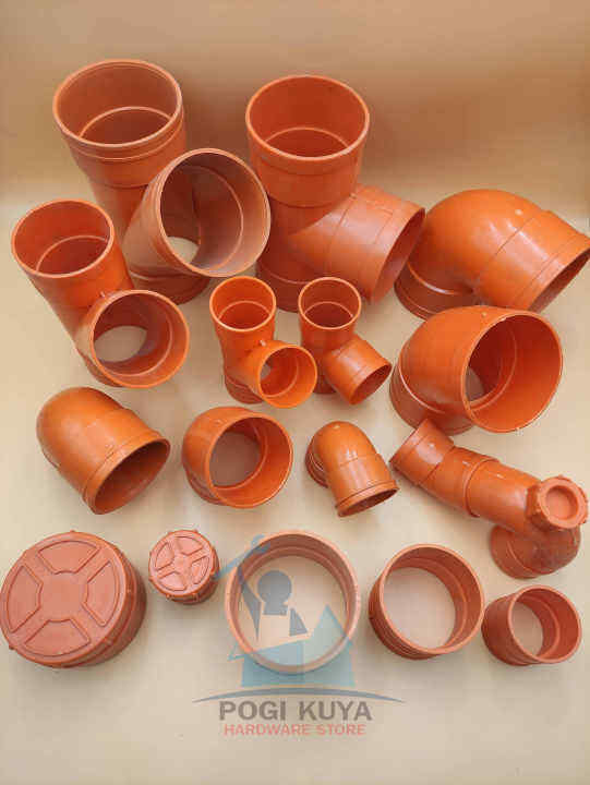 PVC Orange Fittings | 2/ 3/4 | Sanitary Fittings | Elbow Tee Wye Coupling Cleanout For PVC Pipes ...