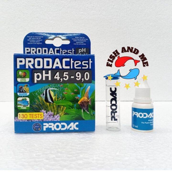 PRODAC PH TEST KIT ( RANGE 4.5 - 9.0)- 130 tests | Lazada