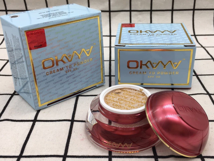 OKAYA FOUNDATION CREAM TO POWDER FOUNDATION SPF 30 100% ORIGINAL | Lazada