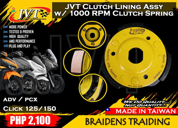 JVT ADV/PCX/CLICK125/150 CLUTCH LINING ASSEMBLY | Lazada PH