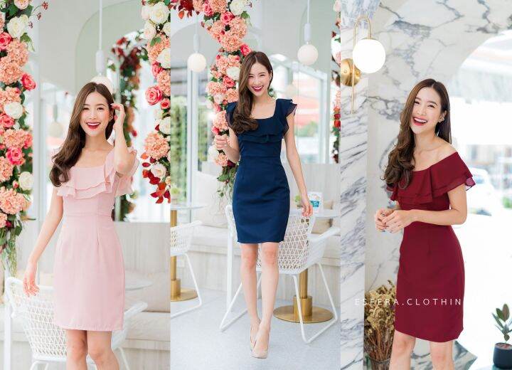 Ramona Dress - DR037-3 | Lazada.co.th