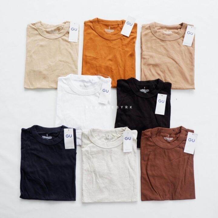 (UNIQLO) UNISEX BASIC PLAIN SHIRT batch 1 | Lazada PH