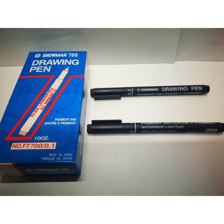 DRAWING PEN CALLIGRAPHY KALIGRAFI SNOWMAN - Hitam | Lazada Indonesia