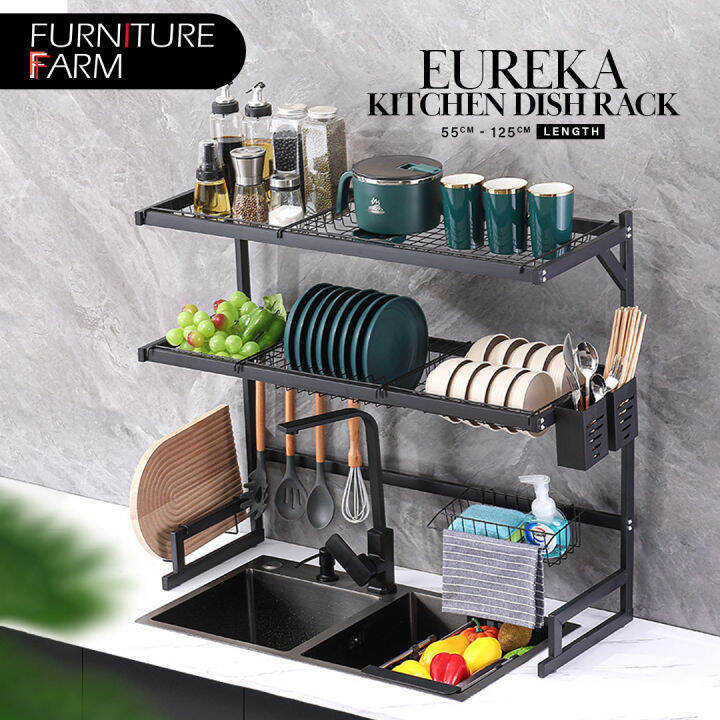 Furniture Farm : Eureka Kitchen Rack Dish Rack Rak Dapur Kabinet Rak ...