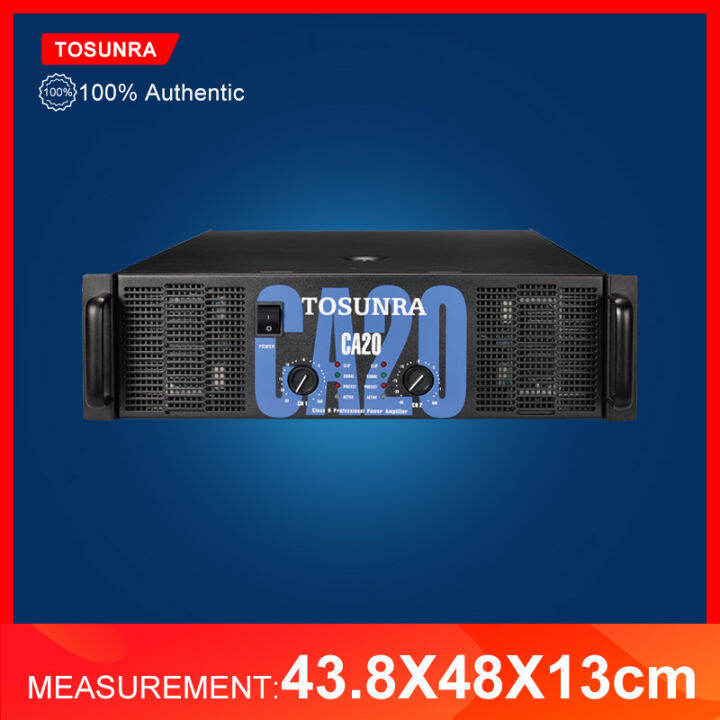 【TOSUNRA Professional Power Amplifier 8ohms/1250W*2 4ohms/1500W*2 CA20 ...