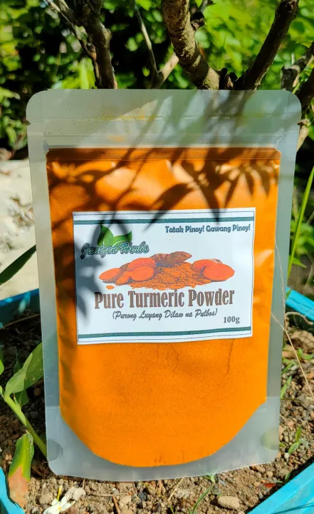 Organic Pure Turmeric Luyang Dilaw Powder 50g/100g | Lazada PH