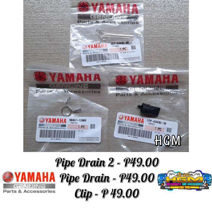 PIPE DRAIN, PIPE DRAIN 2 AND CLIP | AEROX V1 V2 | NMAX V1 V2 | YAMAHA ...