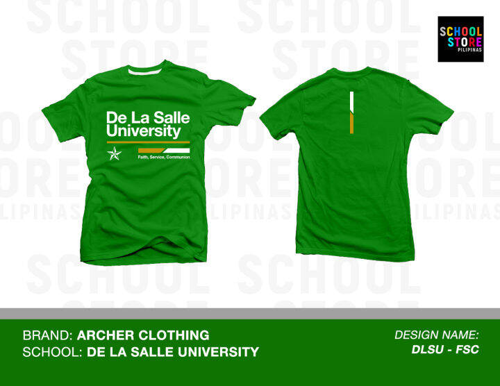 DLSU FSC - De La Salle University Green Archers Shirt for Men Women ...
