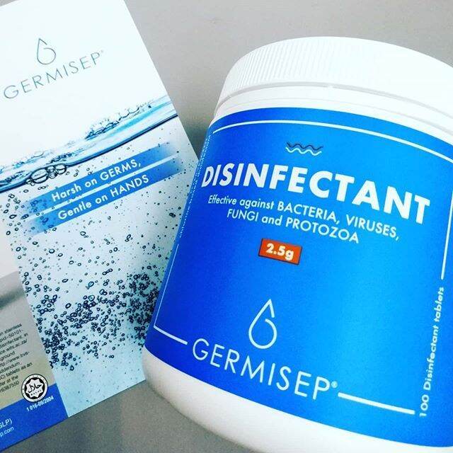 GERMISEP 2.5G EFFERVERSCENT DISINFECTANT TABLET 100S [EXP:07/2026] | Lazada