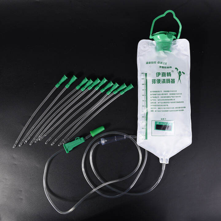 Home enema colonic irrigation douche kit bag reusable cleansing detox ...