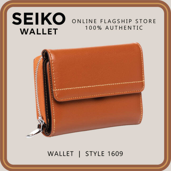 Seiko Wallet - Genuine Leather Wallet (Unisex) - 1609 | Lazada PH