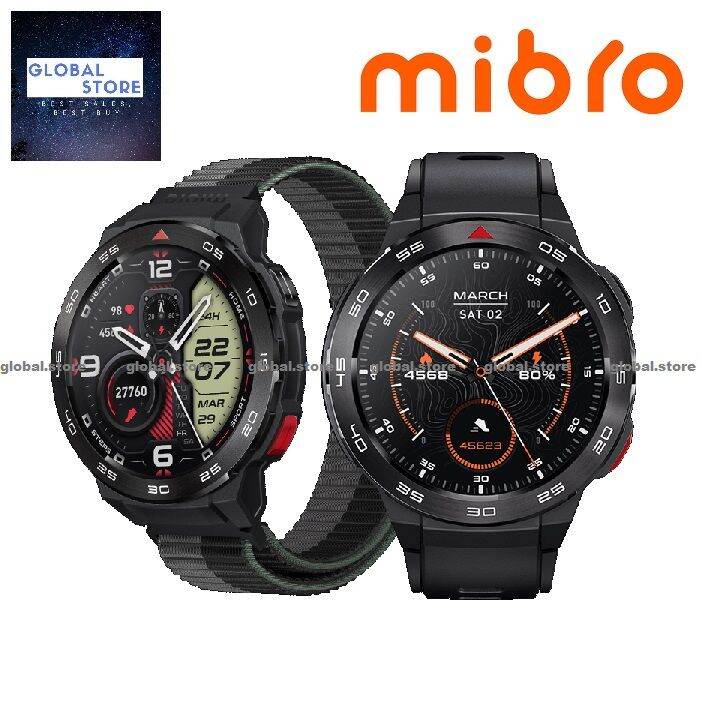 Mibro GS PRO Dual-Core 2 in 1 GPS PPG Bio Heart Rate Sensor Smart Watch ...