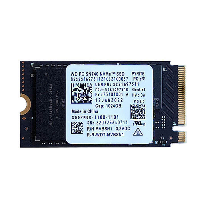 ดิจิตอลตะวันตก1TB WD PC SN740 PCIe Gen4 X4 M.2 SSD 2242 NVMe SDDPMQD-1T00 | Lazada.co.th