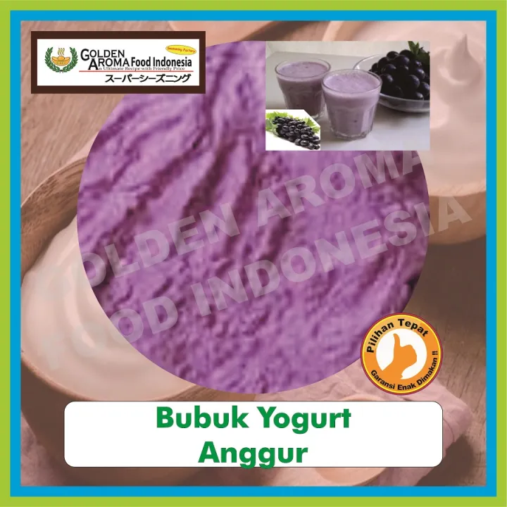 Bubuk Yogurt Rasa Anggur 1 Kg Serbuk Minuman Ice Yoghurt Grape 1Kg ...