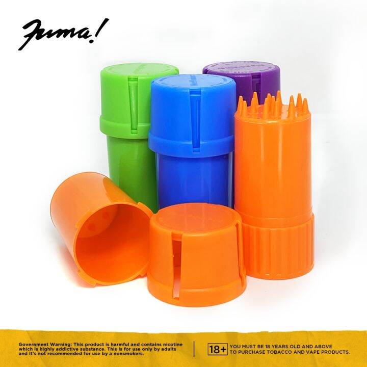 vape FUMA - MEDtainer w/ built in Grinder Standard Size (20 Dram ...