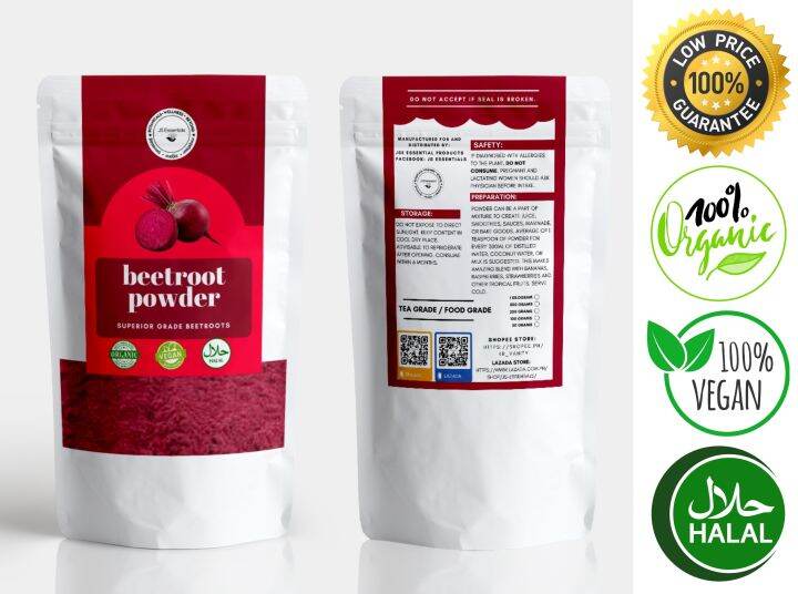 Beetroot Powder Beet Root - Extra Fine Mesh - Organic | Lazada PH