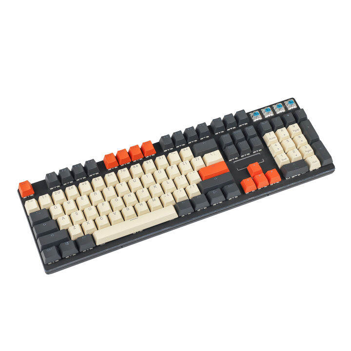 124 Key PBT Doubleshot Backlit 96 75 68 Keycaps Carbon Miami Keycap For ...