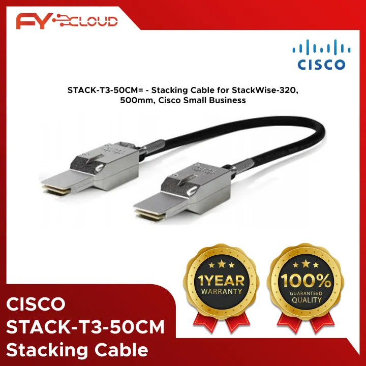 Cisco STACK-T3-50CM Type 3 Stacking Cable, spare for C9300L | Lazada PH