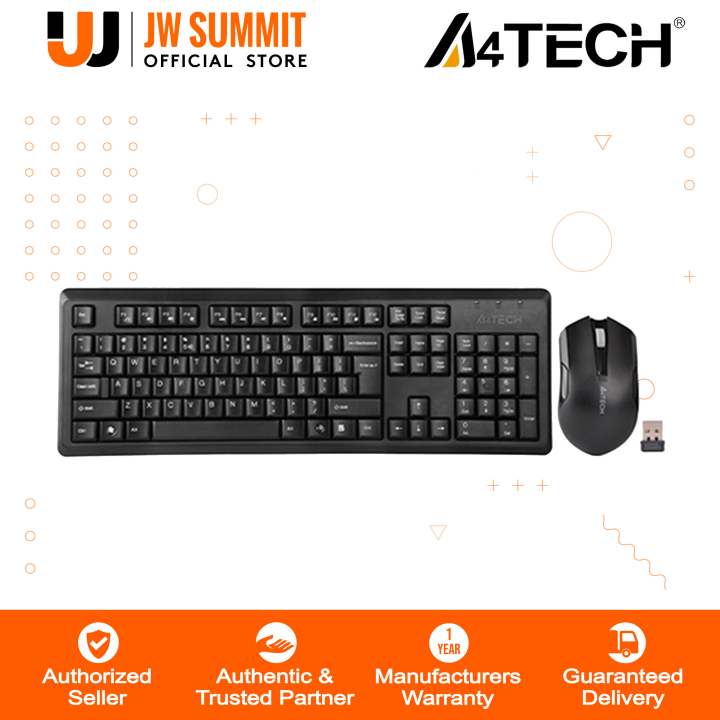A4Tech 4200N V-Track GR92 + G3-200N, Wireless Keyboard and Mouse Combo ...