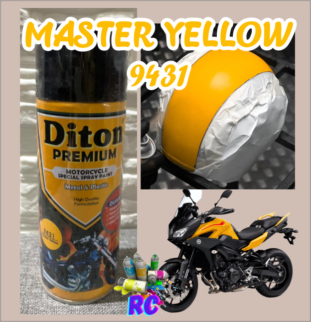 Cat Pilox Diton Premium 9431 Master Yellow 400cc Kuning Solid Oren ...