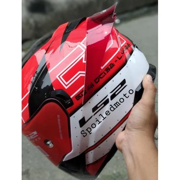 O Car Accessories Ls2 stream evo spoiler (spoiler only) acrylic OPEN ...