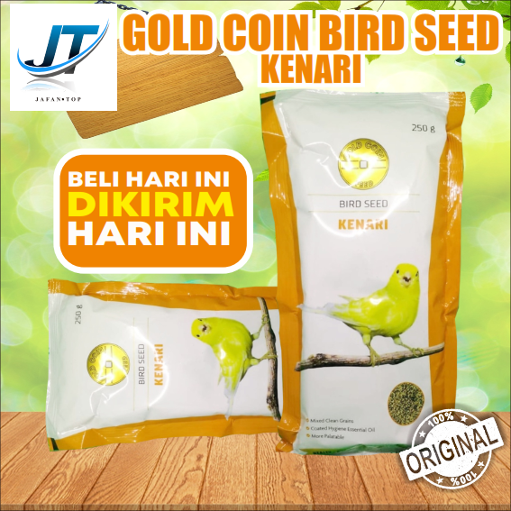 Gold Coin Kenari Pakan Burung Kenari 250GR | Lazada Indonesia