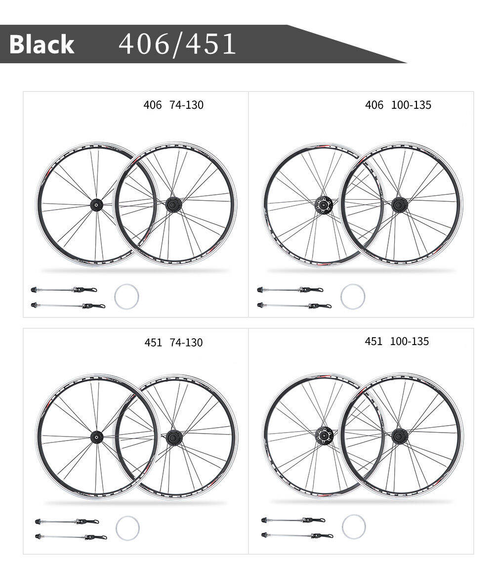 LP Litepro ล้อจักรยานพับได้ M100น้ำหนักเบาเป็นพิเศษ20นิ้ว406 451 V เบรคปลดเร็วอะลูมินัมอัลลอย ...