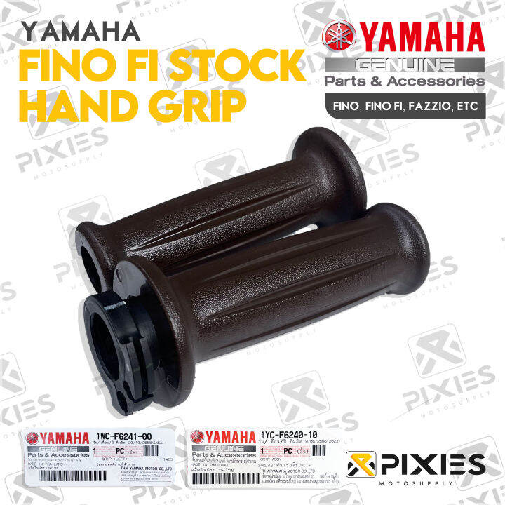 FAZZIO / FINO / FINO FI STOCK HAND GRIP GENUINE YAMAHA DARK BROWN ...