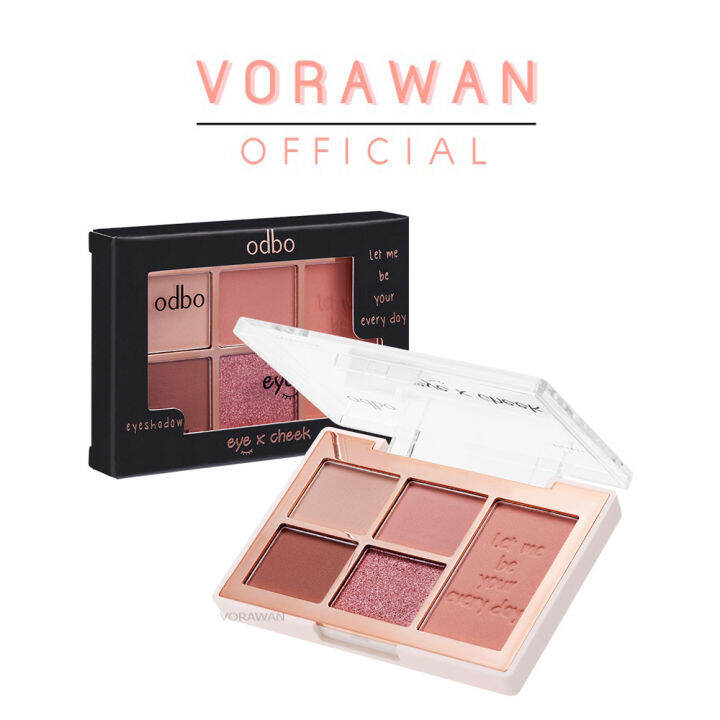 พาเลทสำหรับแต่งตาและปัดแก้ม #OD1044 ODBO EYE X CHEEK | Lazada.co.th