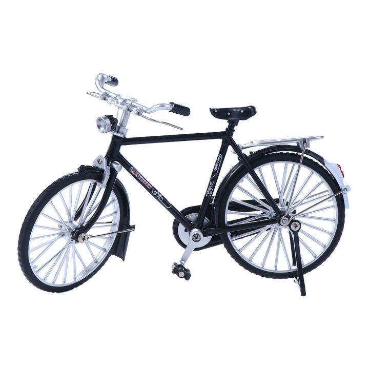 ZESTON จักรยานขนาดเล็กของเล่นจำลองจักรยานย้อนยุคโมเดลย่อส่วนในบ้าน ...