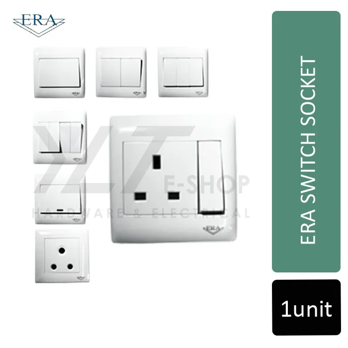 ERA 13A Switch Socket / 1gang / 2gang / 3gang / 20A Water Heater Switch ...