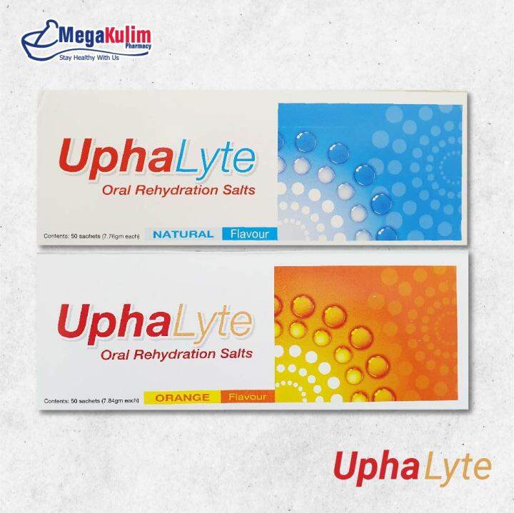 UphaLyte Oral Rehydration Salts 7.76g (Natural / Orange) | Lazada