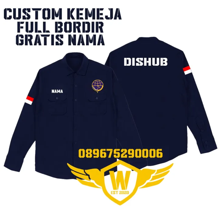 KEMEJA SERAGAM DISHUB DINAS PERHUBUNGAN | Lazada Indonesia
