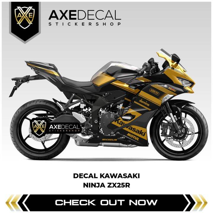 Decal ZX25R Fullbody Desain Custom / Stiker Motor Kawasaki Ninja ZX 25R ...