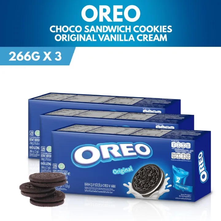 NNJIS Oreo Vanilla Grocery Pack 266g (Box of 3) | Lazada PH